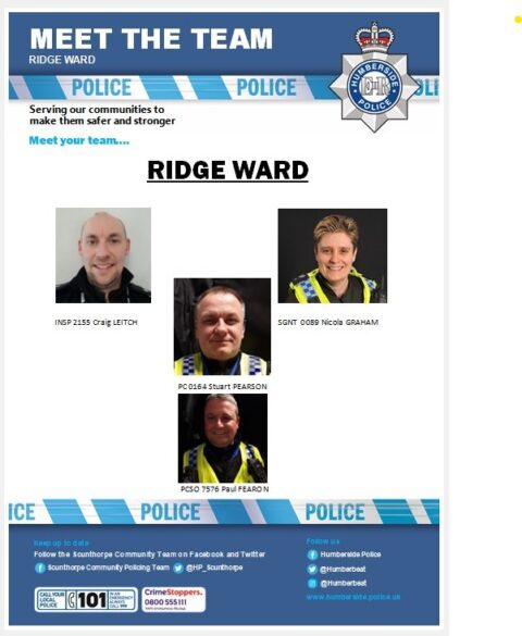 Details of the My Community Alert service and other police matters